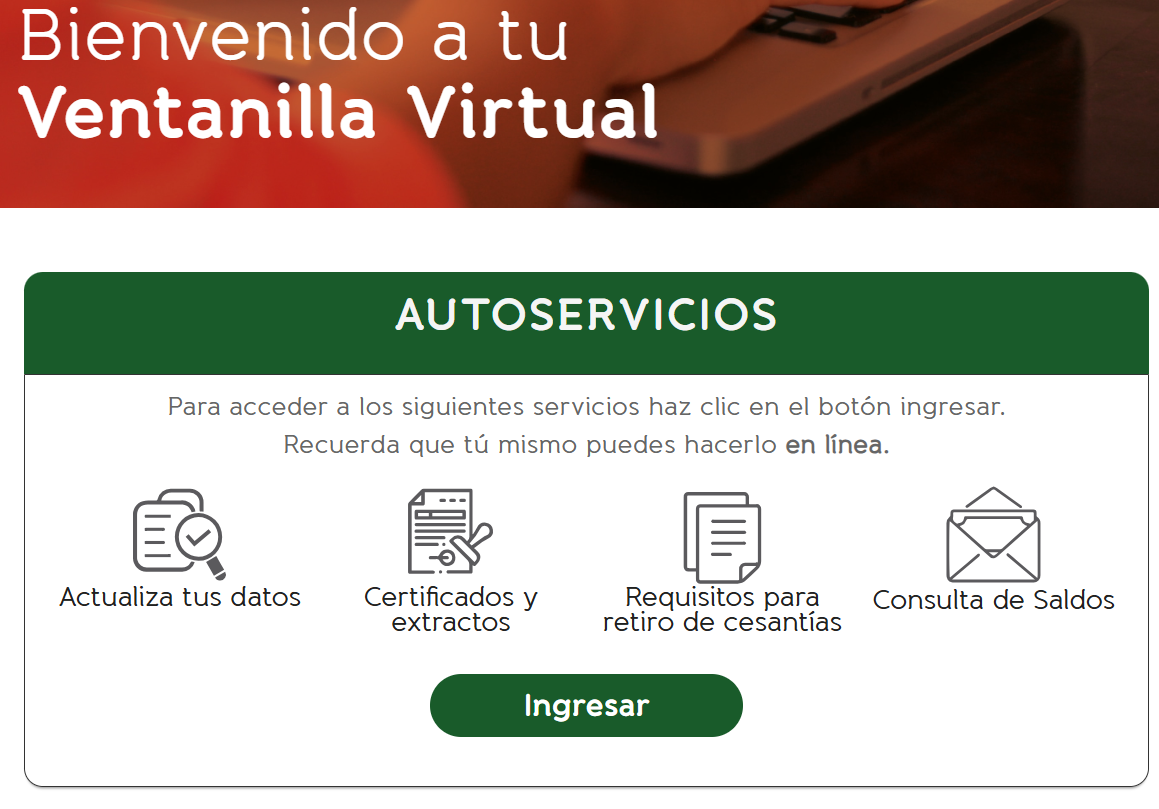 ¿Cómo consultar, retirar y descargar el certificado de cesantías en Porvenir? - Prosperidad Social